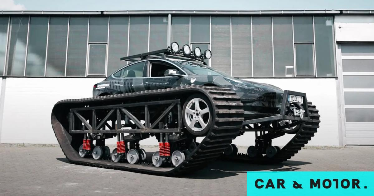 Ένα ταπεινό Tesla Model 3 μεταμορφώνεται σε τανκ 6 τόνων (Video ...