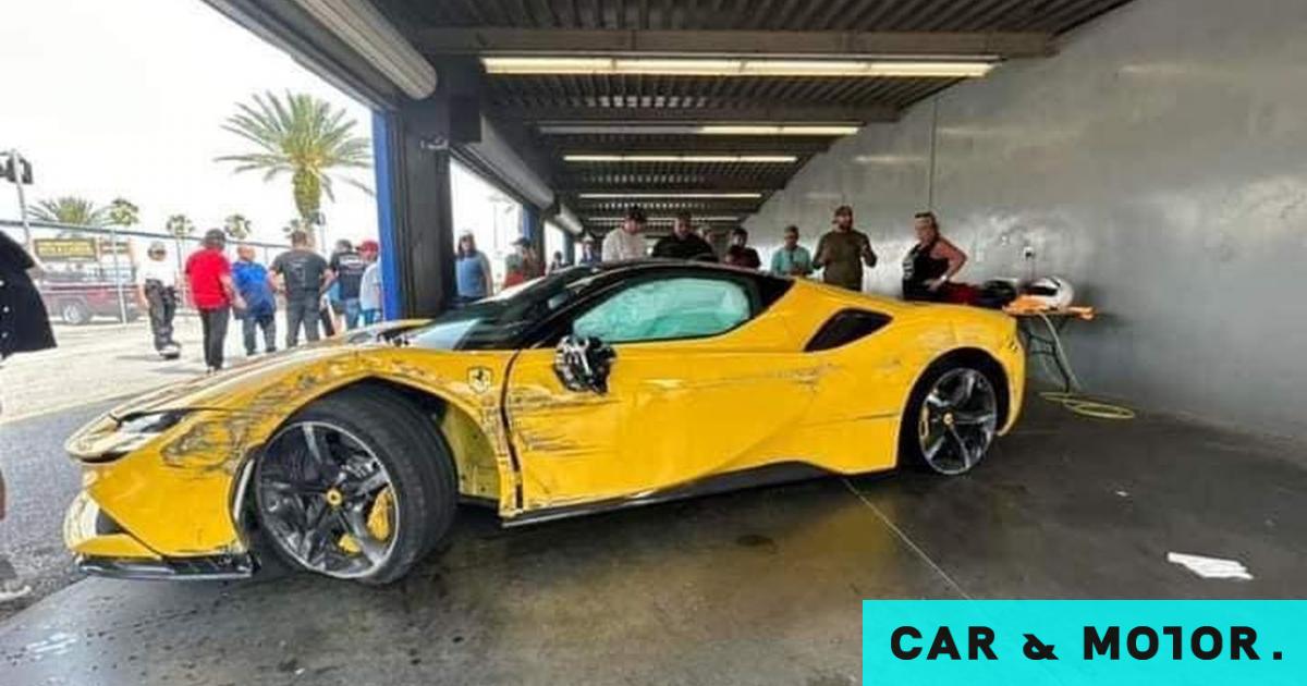Ferrari SF90 Stradale «καταστρέφεται» μετά από σκάσιμο ελαστικού στα ...
