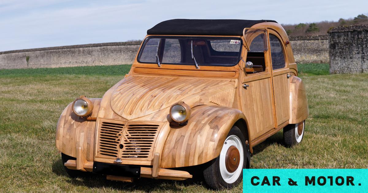 Το μοναδικό ξύλινο Citroen 2CV πωλείται σε αστρονομική τιμή ...