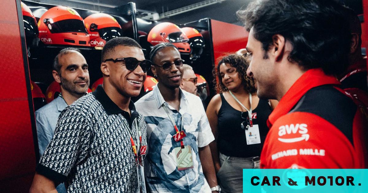 Οι οδηγοί της Ferrari ξενάγησαν τον Mbappe στη Formula 1 (video ...