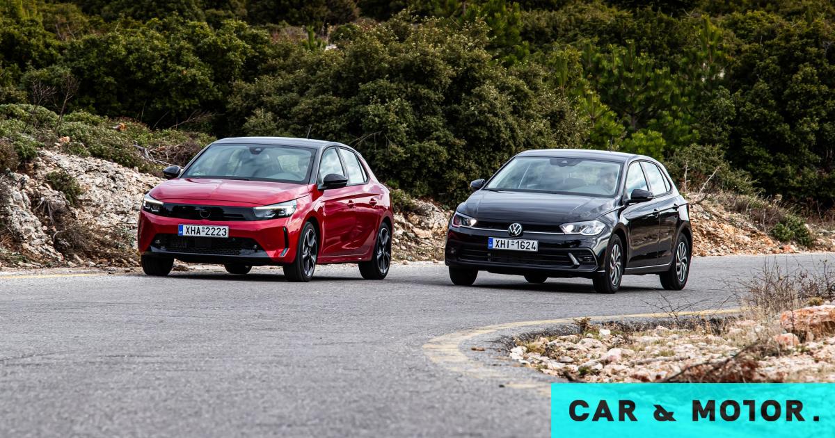 Συγκριτική δοκιμή: Opel Corsa 1.2 Turbo 100 PS AT8 vs VW Polo 1.0 TSI ...