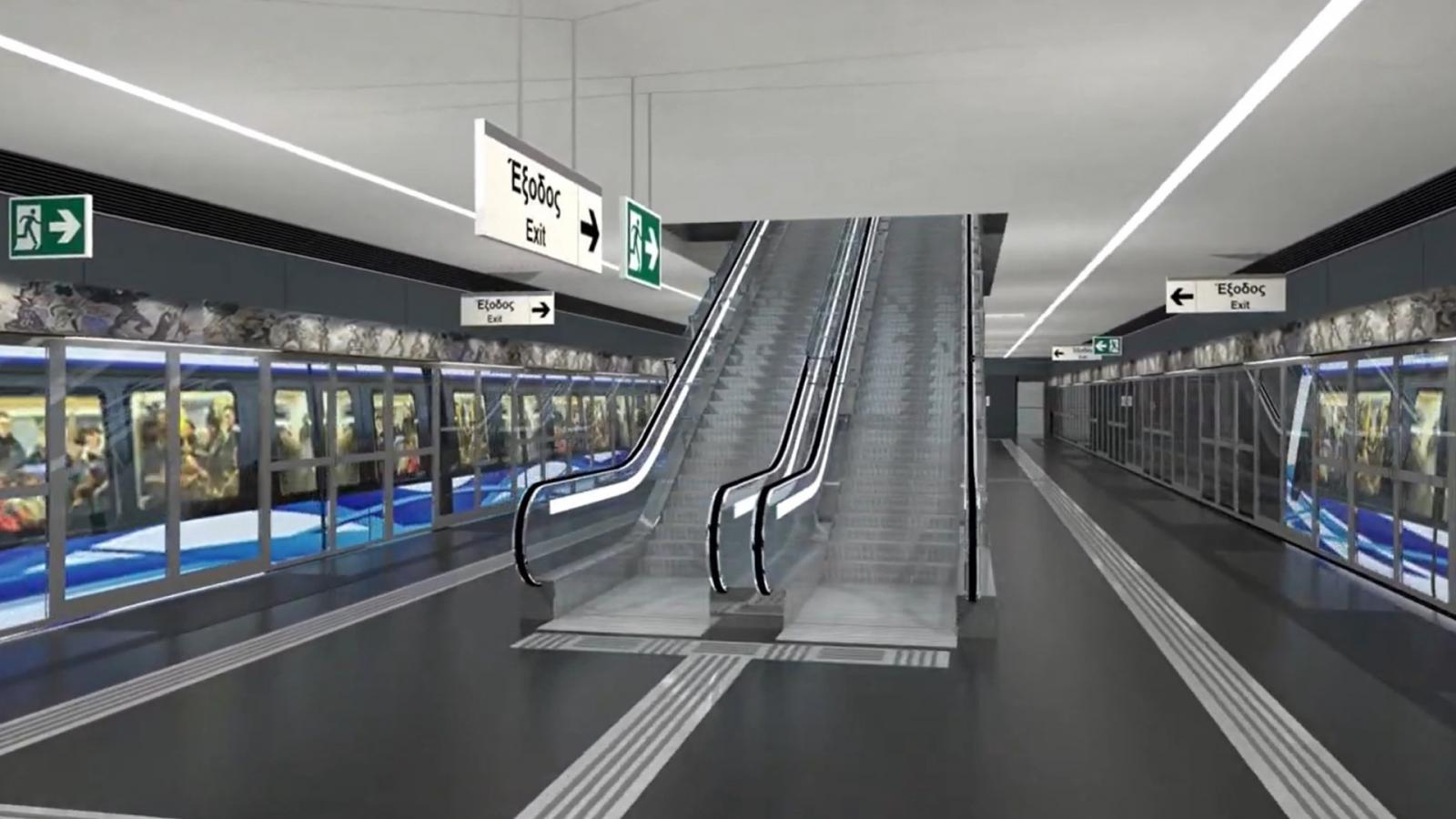 Αυτός θα είναι ο πιο εντυπωσιακός σταθμός Μετρό στην Ελλάδα -Δείτε το ...