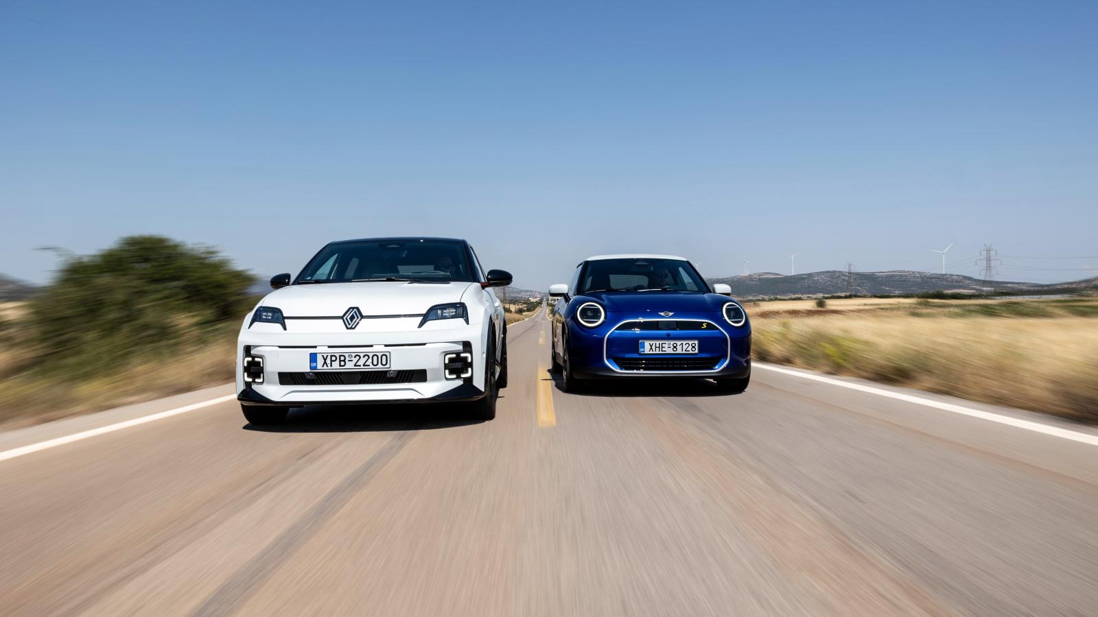 Συγκριτική δοκιμή: Renault 5 E-Tech Electric vs MINI Cooper SE ...