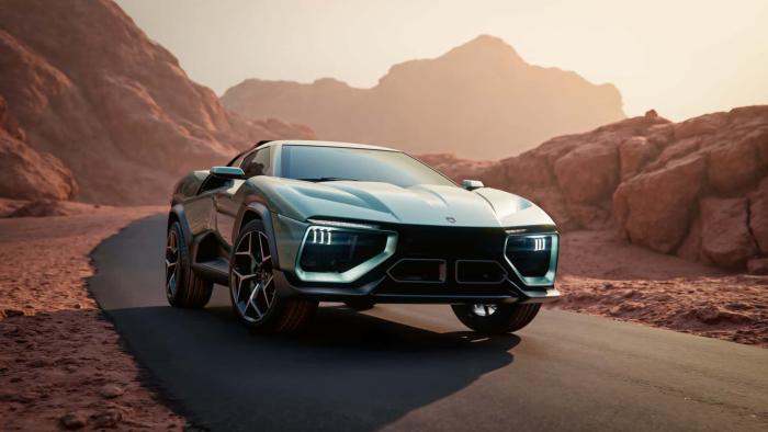 Το εξώκοσμο Crossover hypercar με κινητήρα V12 και πάνω από 2.100 ...