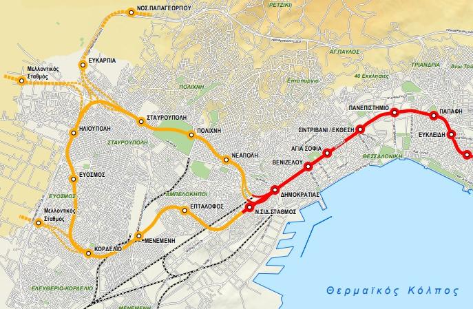 Μέχρι πού θα φθάσει το Μετρό της Θεσσαλονίκης -Αυτοί είναι οι 8 νέοι ...